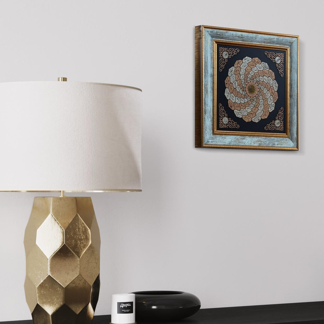 Asma ul hosna calligraphy , wall decor islamic calligraphy