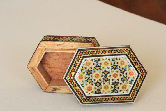 Handcrafted Wooden Khatamkari Box for Gifts | Handmade
