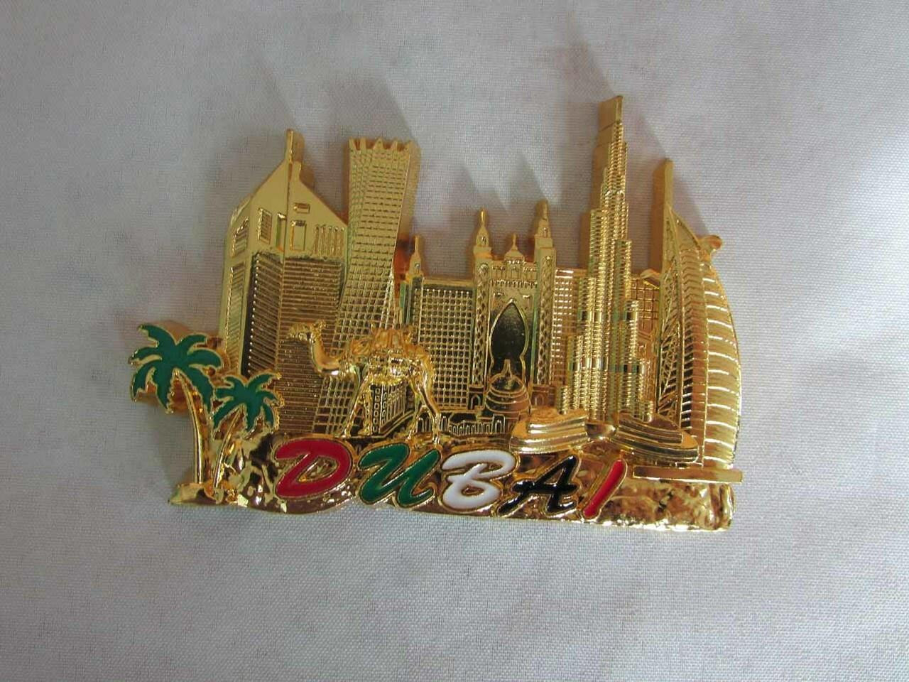 Get Your Dubai Metal Fridge Magnet - Perfect Travel Souvenir