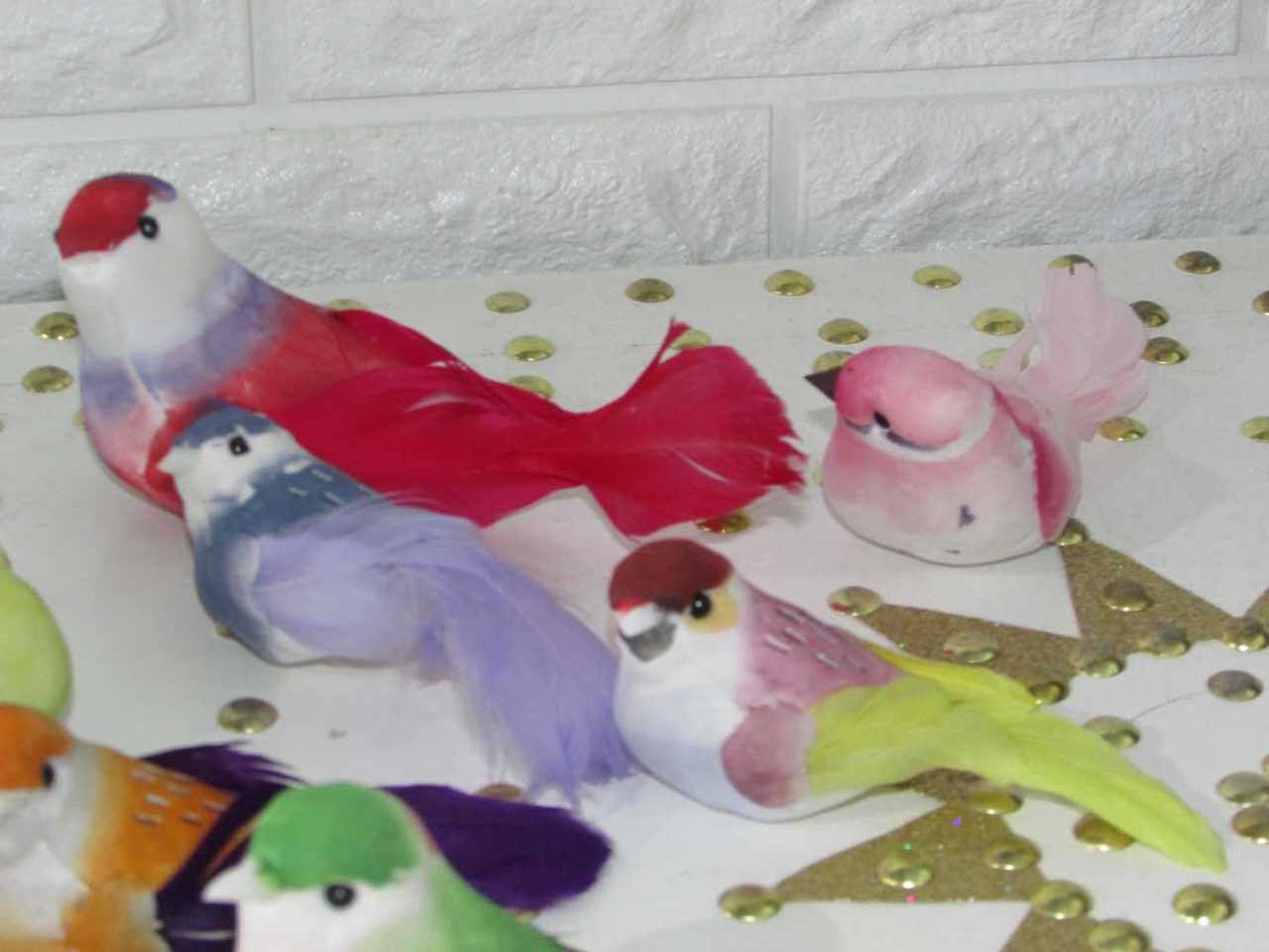 Assorted Color Handmade Decorative Birds - Gift for Her
