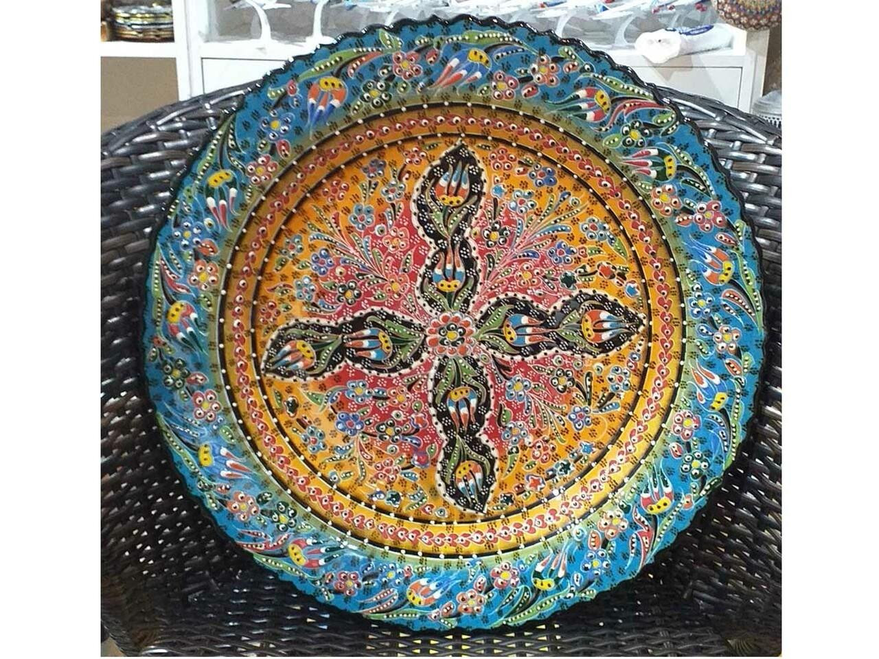 wall decor plate , Handmade Turkish , Gift shop in dubai