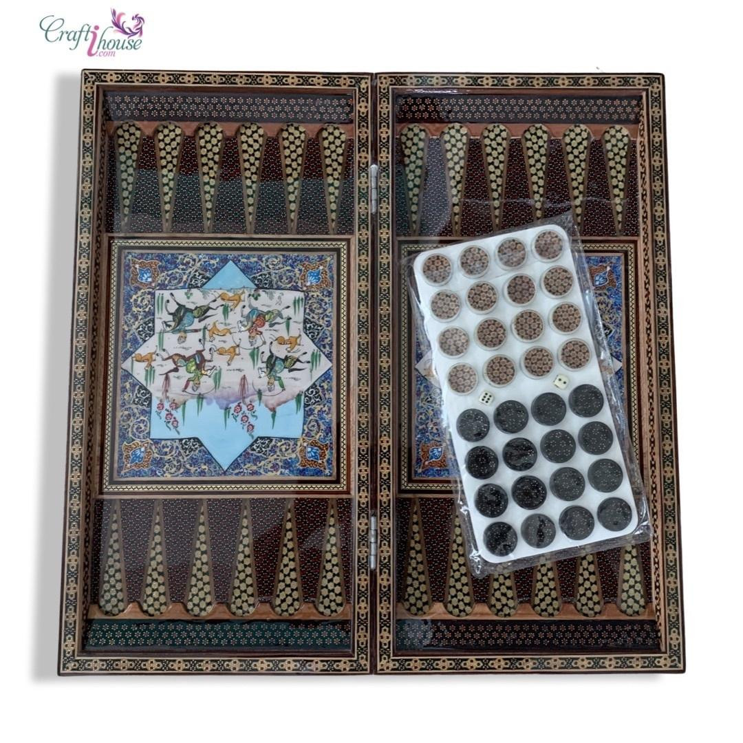 syrian backgammon Handmade wooden syrian backgammon