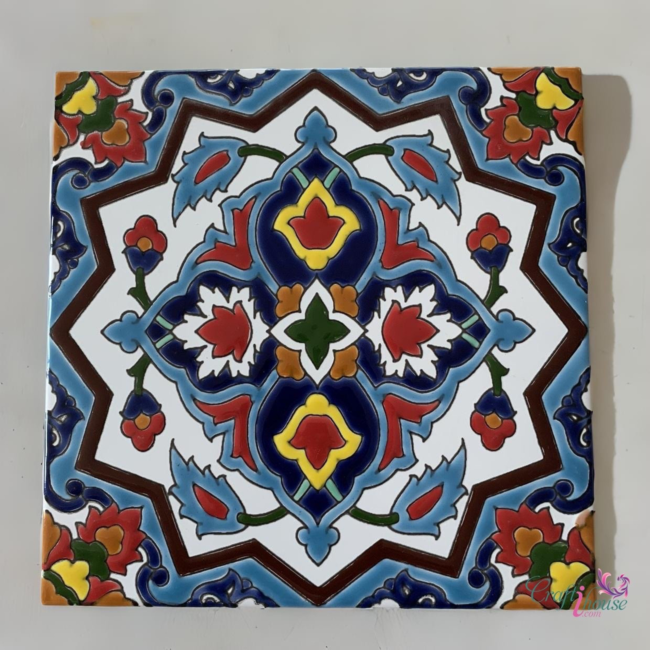 buy wall decor iranian tile , Persian Tile 20x20 cm