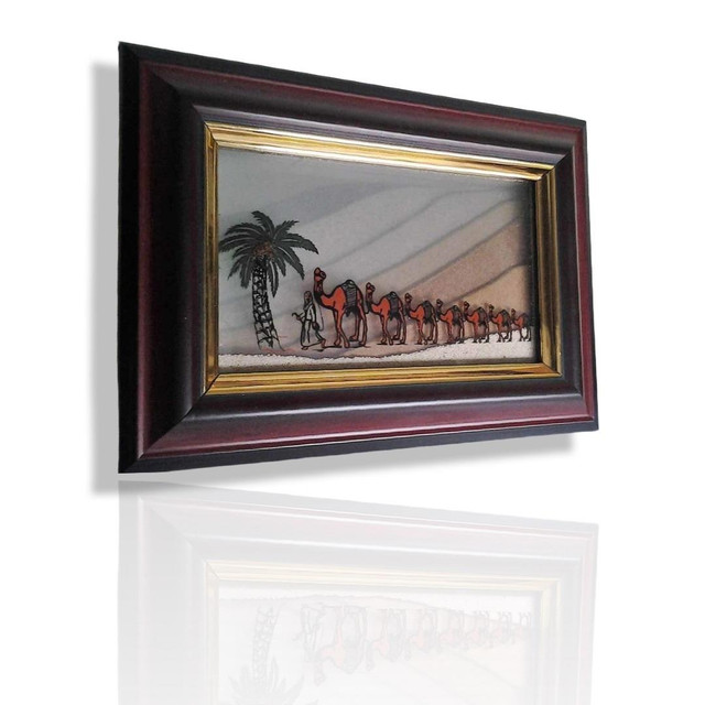 Seven sand frame -Emirates Seven Sands - Dubai Souvenir