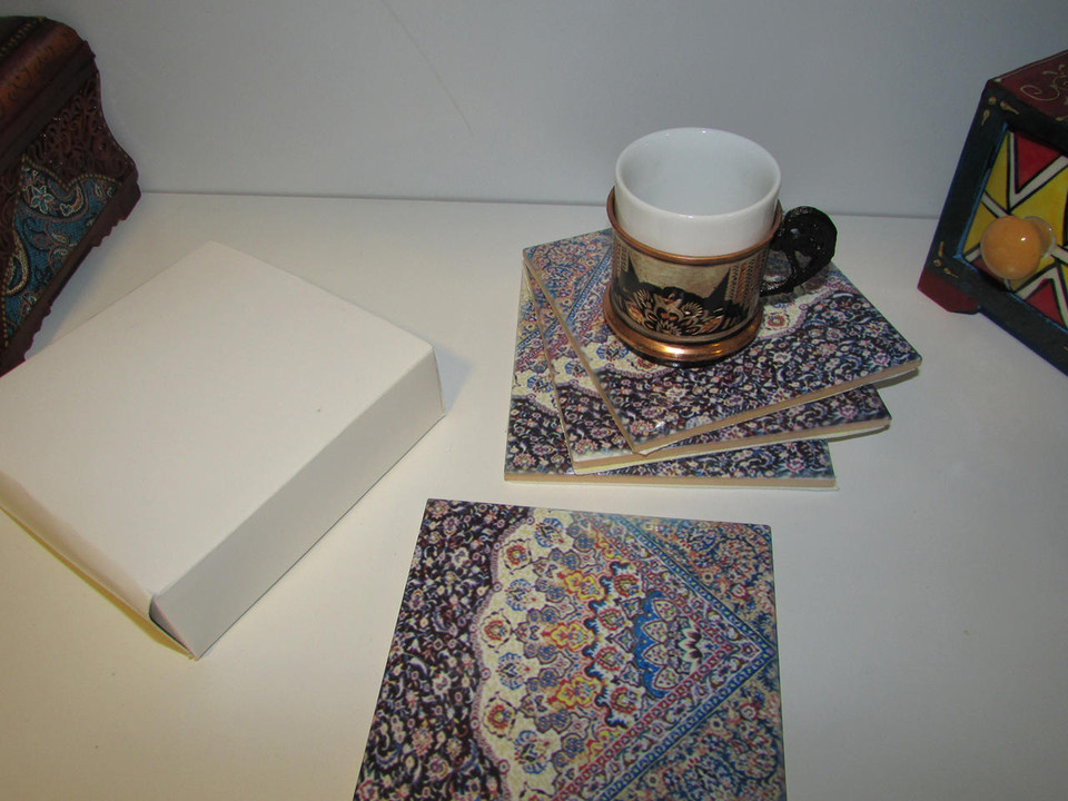 Handmade Drink Coasters Set of 4 - Perfect Gift for Her