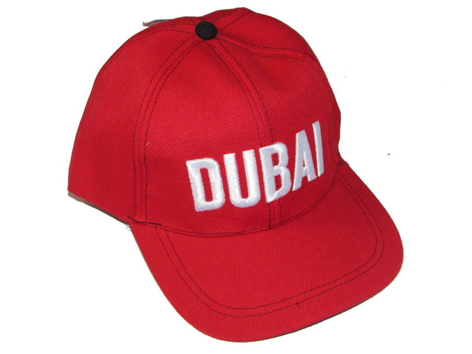 Dubai Red Color Cap For Unisex | Perfect Summer Gift Idea