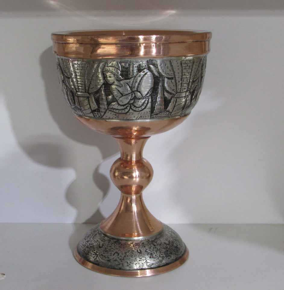 Wedding gift ,Handmade Khatam Copper Bowl , candy bowl