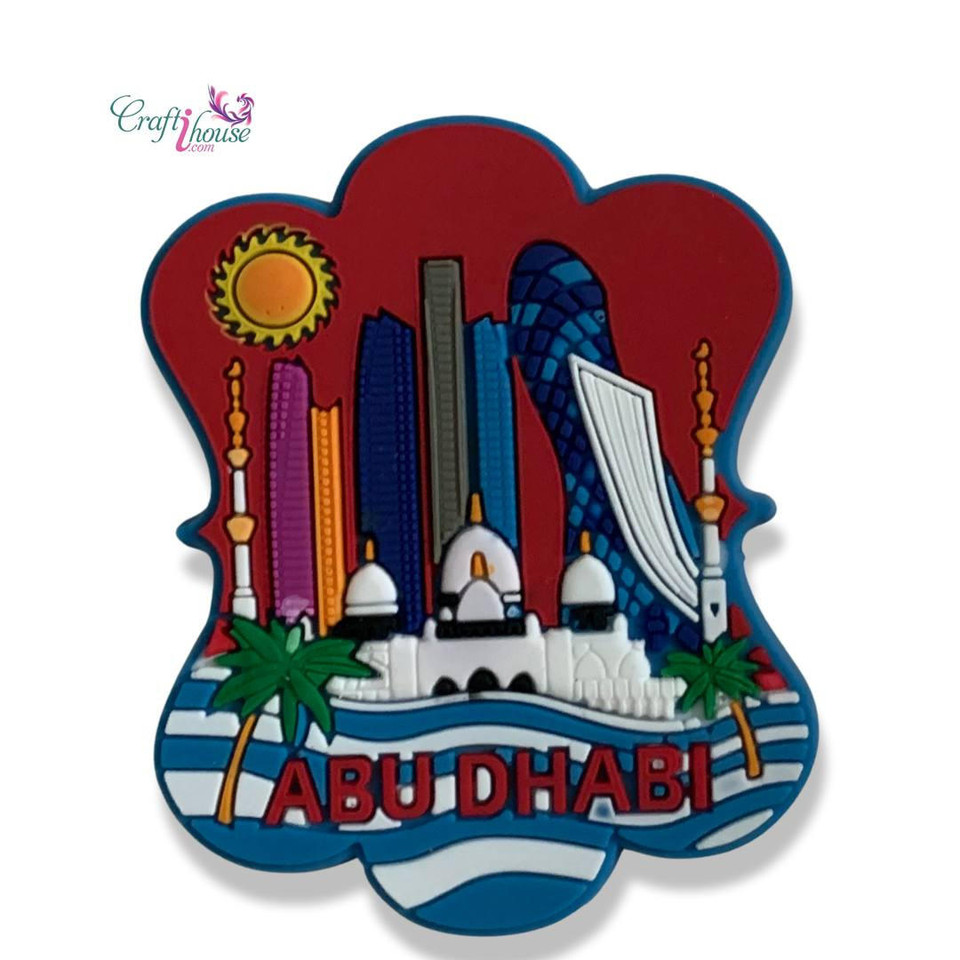 Sheikh Zayed mosque , Abu Dhabi PVC fridge magnet