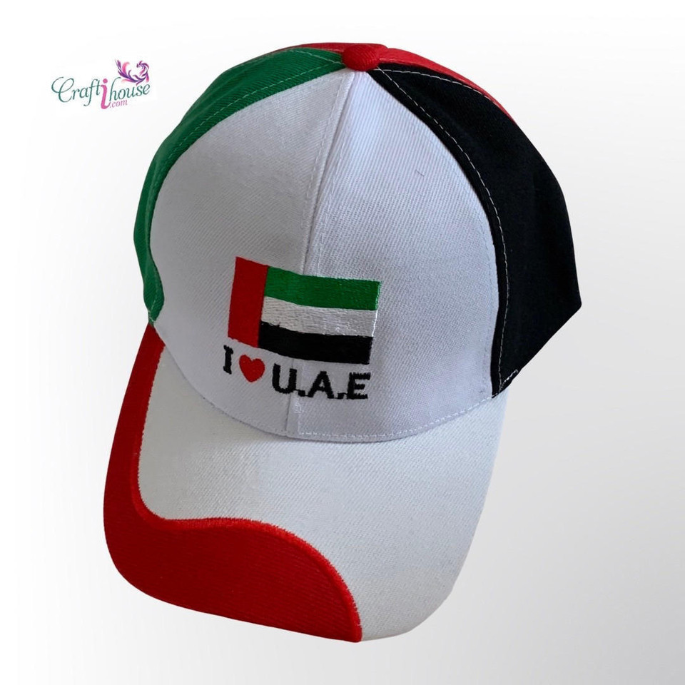 UAE national day cap , I love UAE cap , Dubai souvenir