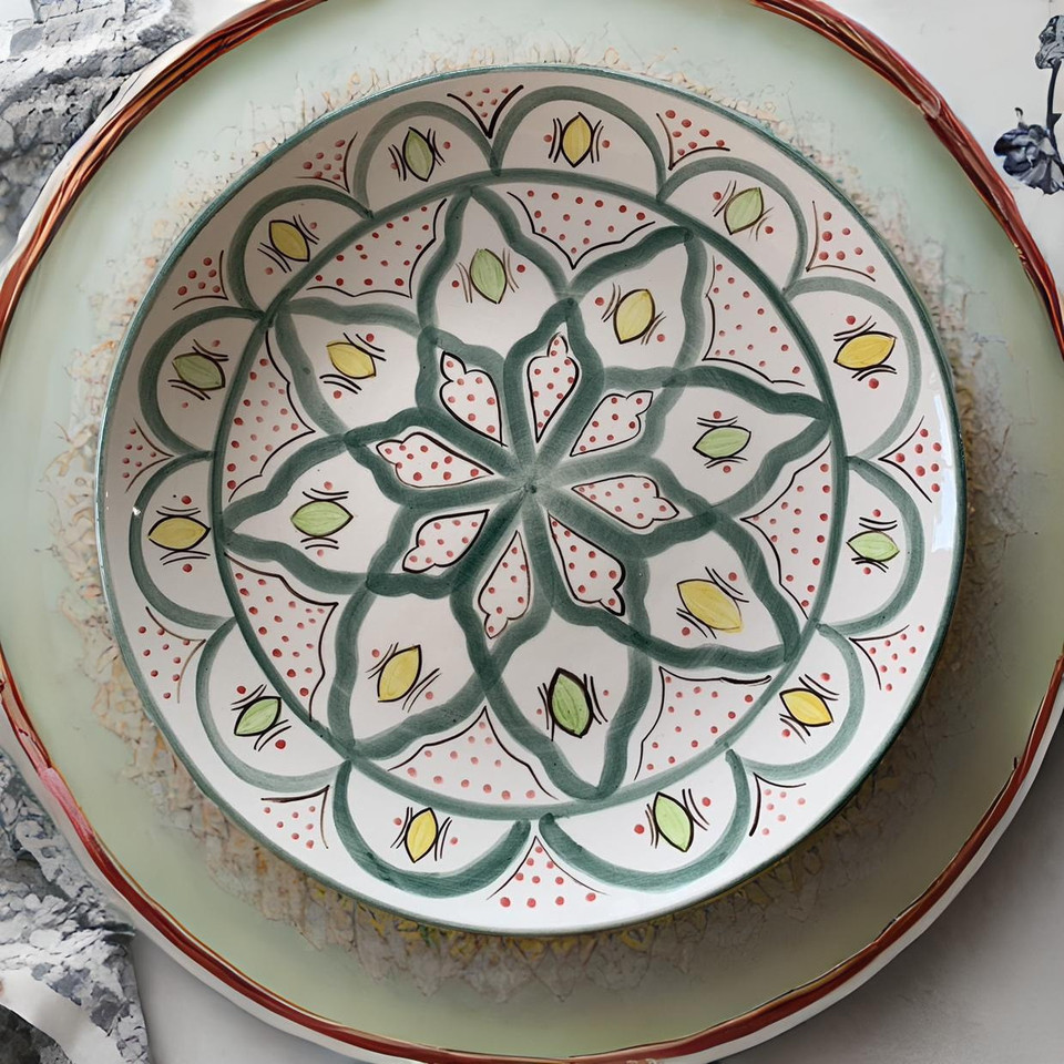 "Authentic Moroccan Ceramic Collection - Handcrafted Pieces"