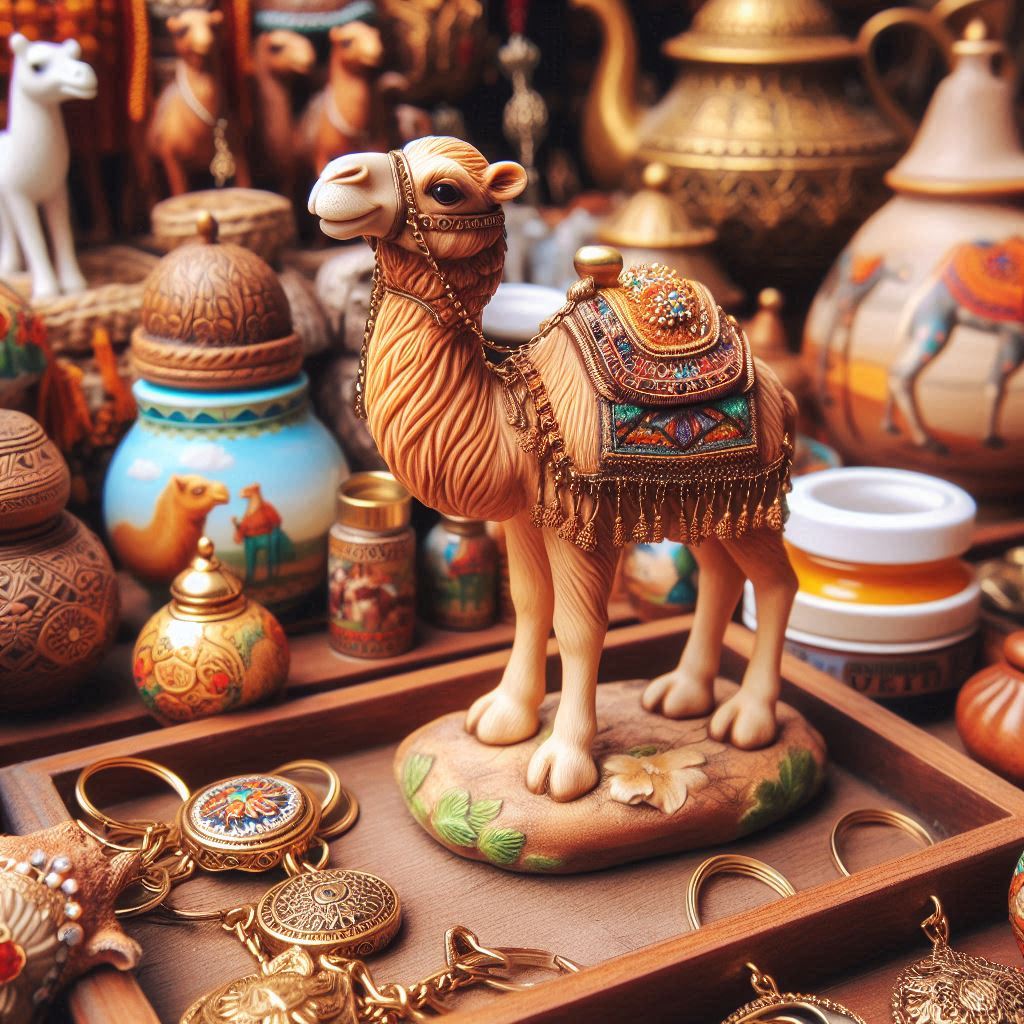 Camel souvenirs , Camel Milk Soap , Camel Statue , key chain ...