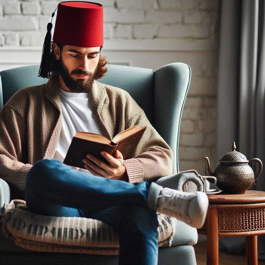 Tarboosh Hat , Fez Hat symbol of their heritage , Fez Cap - CraftiHouse.com