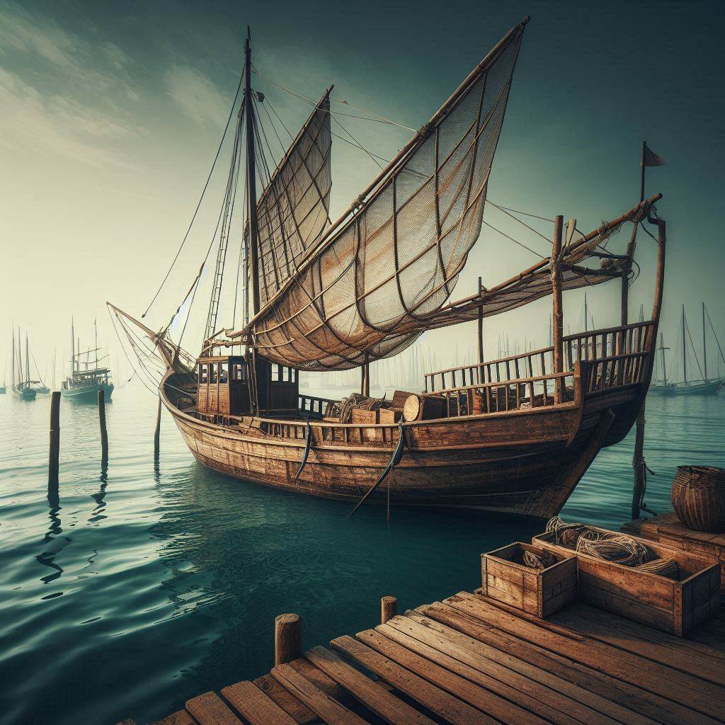 Wooden dhow , Fishing Dhow , traditional Ship , Dubai dhow ...