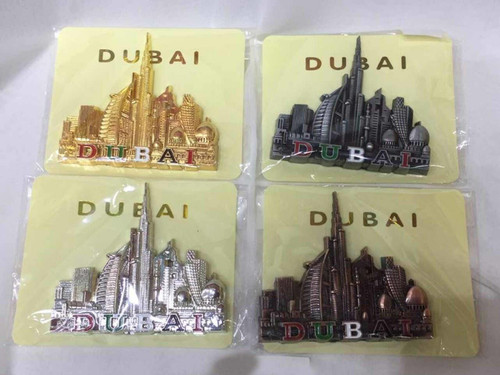 Dubai Iconic Building Metal Magnet Gift - Dubai Souvenir