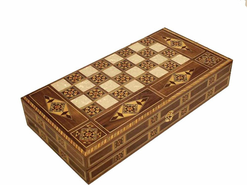 Handmade Traditional Checkers Board Game | Kids & Adults"