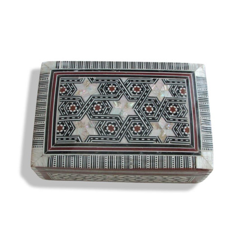 walnut syrian box syrian handmade mosaic box , Syrian gift
