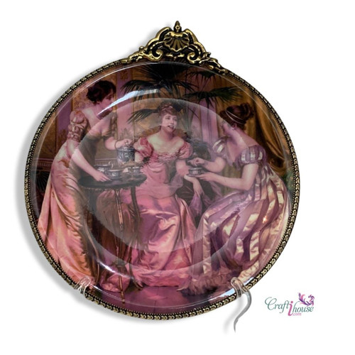 wall decor , Vintage Deko plate Wall deko art ,mom's gift