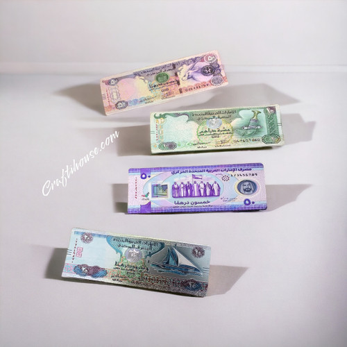 UAE note shape fridge magnet . gift idea