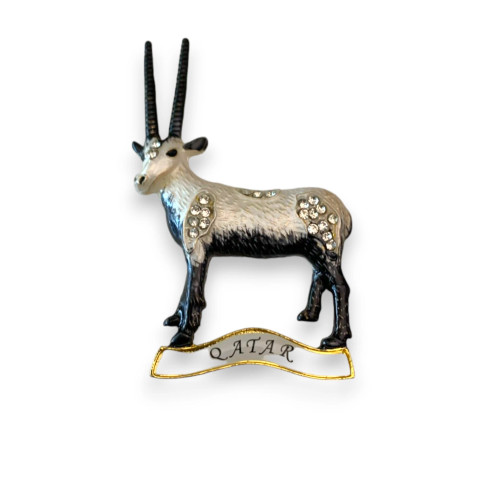 Qatar Oryx/Deer Fridge Magnet - Exquisite Doha Souvenir