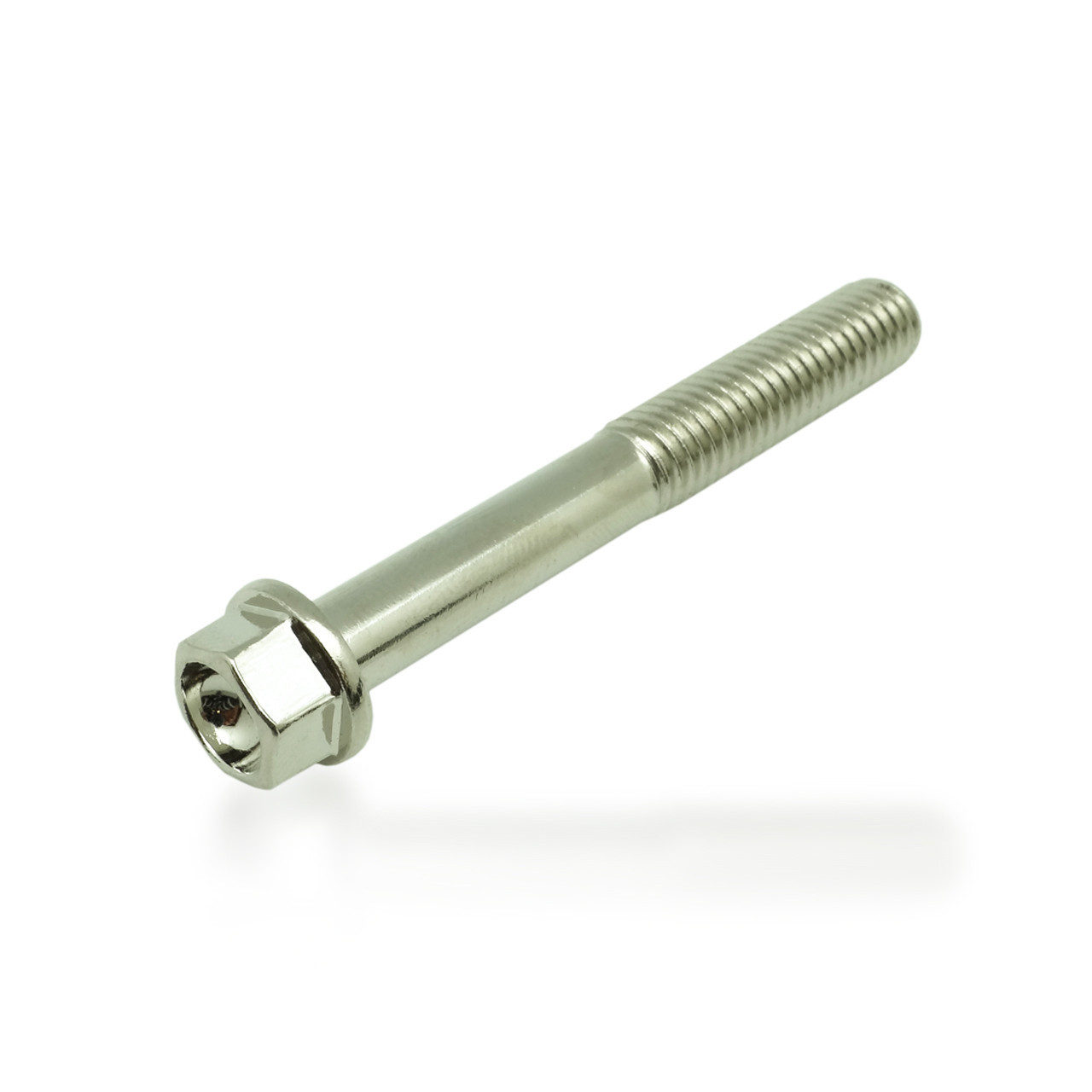 M8x55 Dished Head Flange Bolt Nickel Plated
