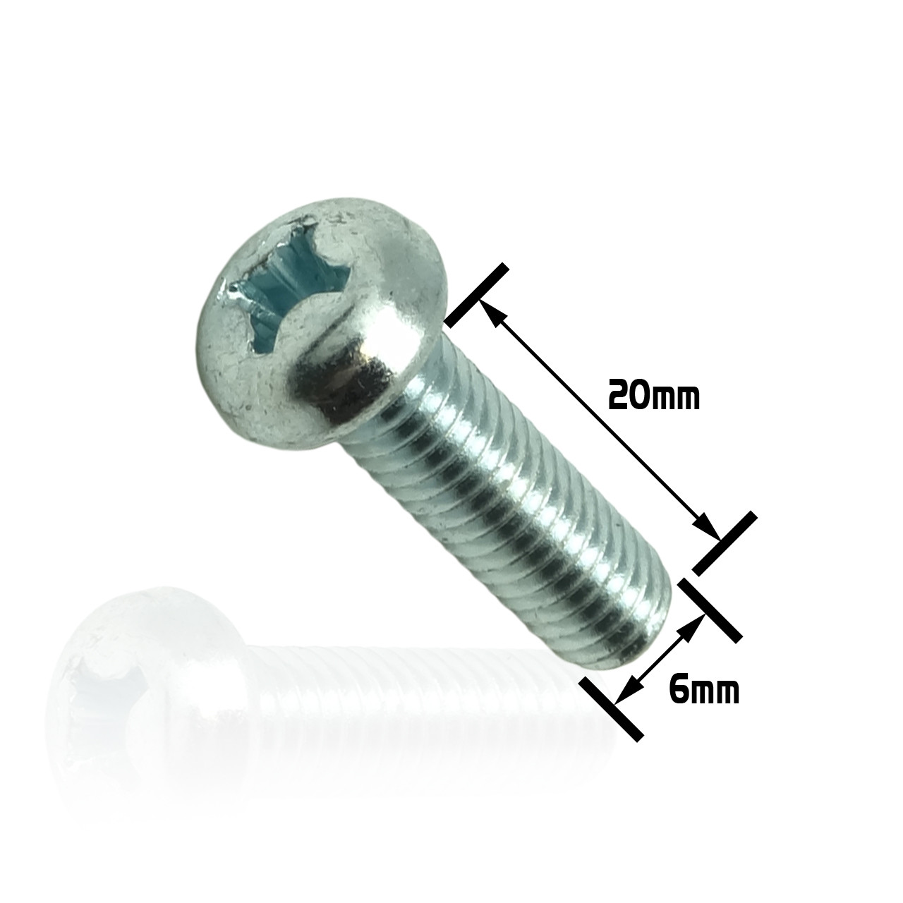 M6-1.0x20 Pan Head Screw