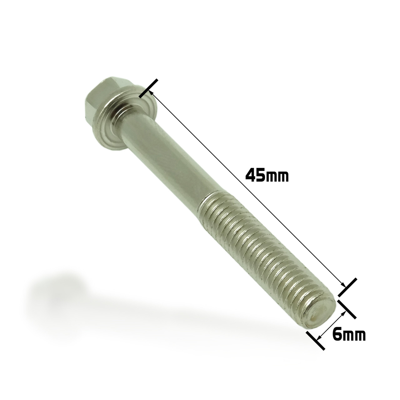 Dished Head Flange Bolt M6x45 (Nickel Würks)