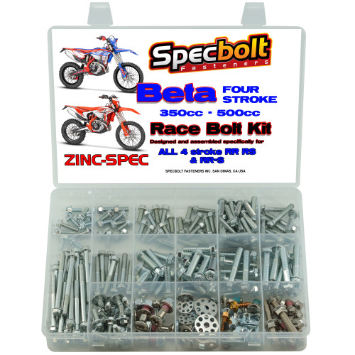 BETA Specific SPECBOLT ZINC SPEC 4 Stroke Race Bolt KIT for RR X-PRO 4T ...