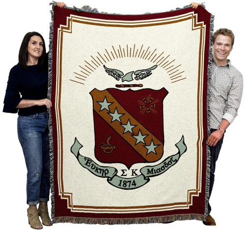 Sigma Kappa Afghan Blanket by Greek Creations