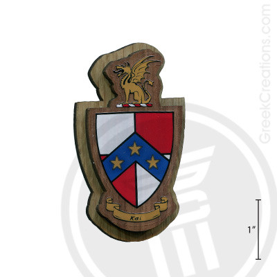 Beta Theta Pi Large Raised Wooden Crest by Greek Creations