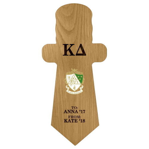 Kappa Delta Engraved Dagger Plaque by Greek Creations