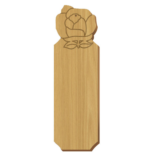 Alpha Omicron Pi Rose Oak Plaque by Greek Creations