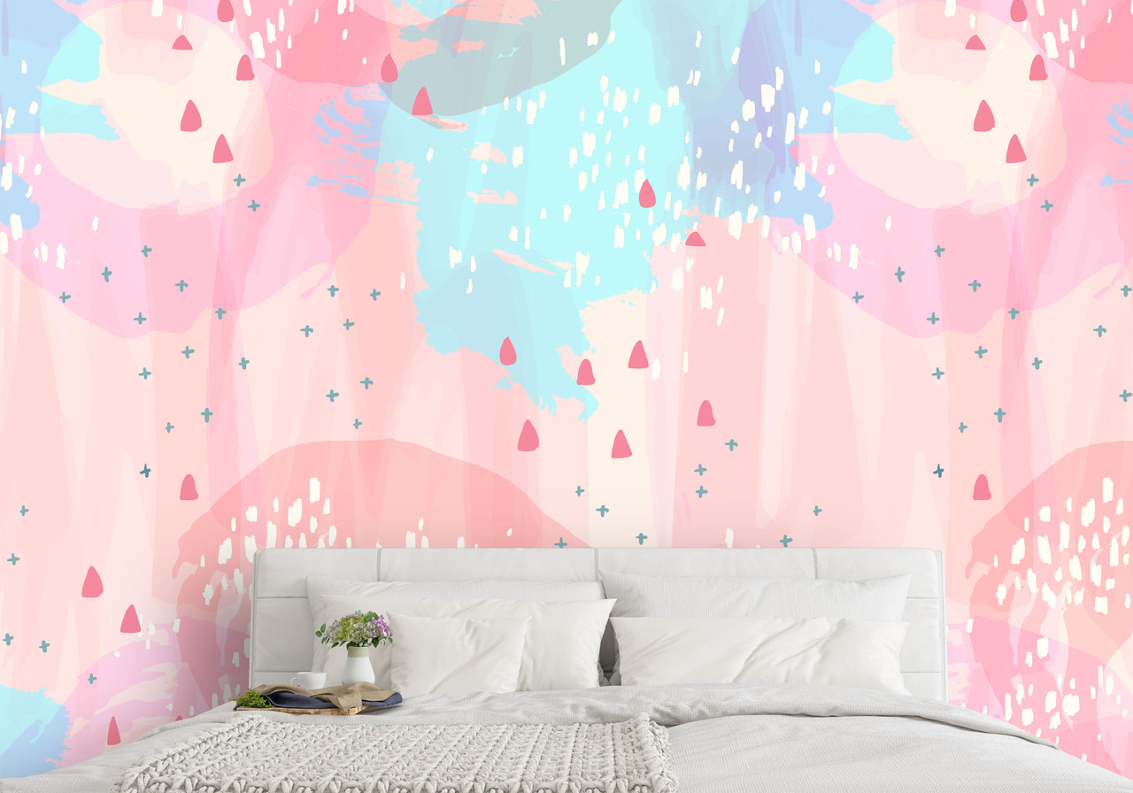 Pastel Mural Feature Wallpaper - Bonnie & Bold Wallpaper