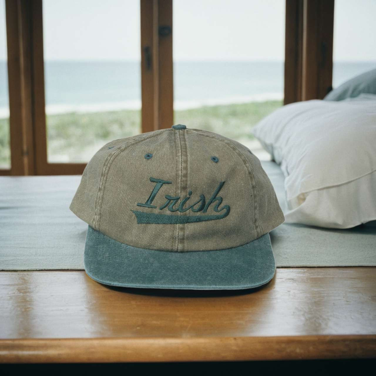 Irish Ball Cap: Classic baseball cap with Irish embroidery