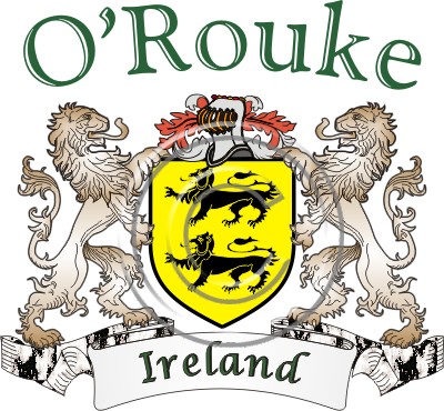 O'Rourke Name History | Coat of Arms | The Irish Rose Gifts