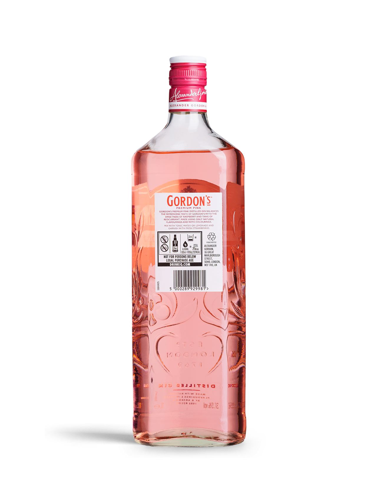 Gordon’s Pink Gin 1L – Fruity Premium Gin | Buy Now