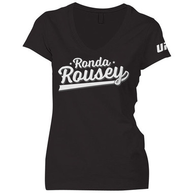 Ronda Rousey Womens Script Crew Neck Shirt