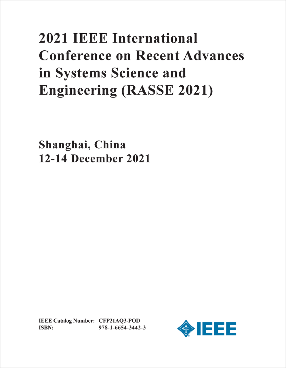 Recent Advances In Systems Science And Engineering Ieee International