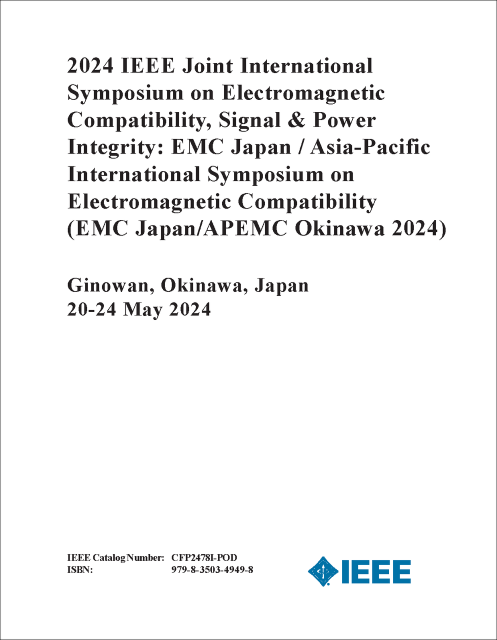 ELECTROMAGNETIC COMPATIBILITY, SIGNAL AND POWER INTEGRITY: EMC JAPAN ...
