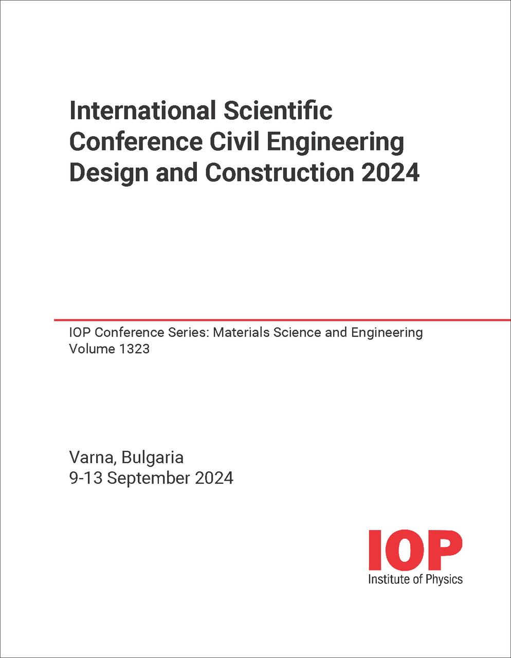 CIVIL ENGINEERING DESIGN AND CONSTRUCTION. INTERNATIONAL SCIENTIFIC ...