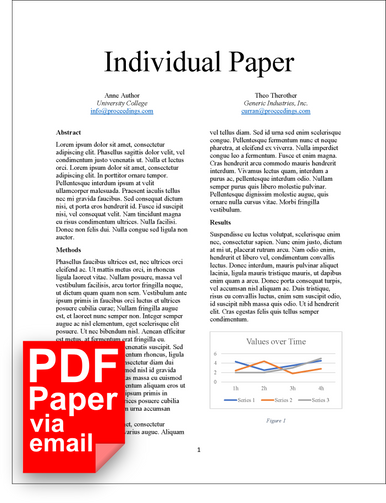 INSTITUTE OF INDUSTRIAL & SYSTEMS ENGINEERS - INDIVIDUAL PAPER ...