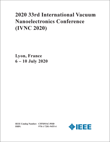 VACUUM NANOELECTRONICS CONFERENCE. INTERNATIONAL. 33RD 2020. (IVNC 2020 ...