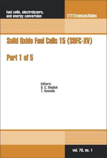 SOLID OXIDE FUEL CELLS 15. (SOFC-XV) (5 PARTS) - proceedings.com
