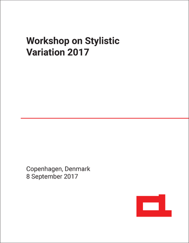 STYLISTIC VARIATION. WORKSHOP. 2017. - proceedings.com