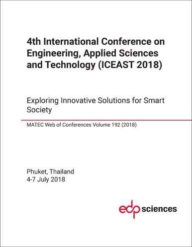 ENGINEERING, APPLIED SCIENCES AND TECHNOLOGY. INTERNATIONAL CONFERENCE ...
