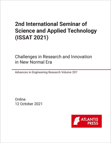 SCIENCE AND APPLIED TECHNOLOGY. INTERNATIONAL SEMINAR. 2ND 2021. (ISSAT ...