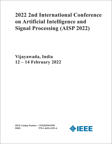 ARTIFICIAL INTELLIGENCE AND SIGNAL PROCESSING. INTERNATIONAL CONFERENCE ...
