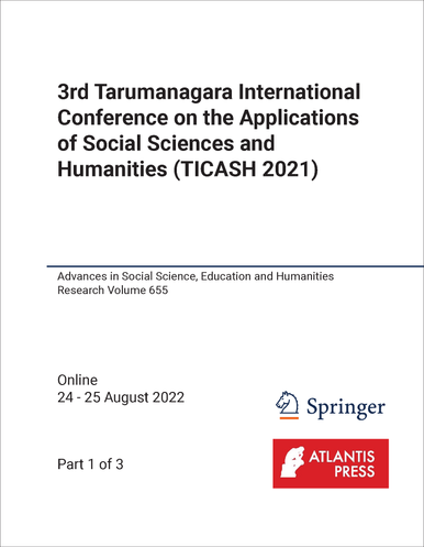 APPLICATIONS OF SOCIAL SCIENCES AND HUMANITIES. TARUMANAGARA ...