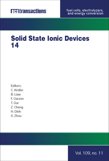 SOLID STATE IONIC DEVICES 14. (242ND ECS MEETING) - proceedings.com