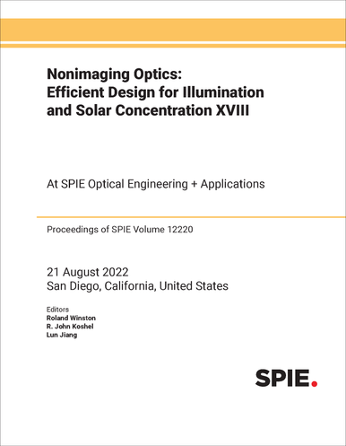 NONIMAGING OPTICS: EFFICIENT DESIGN FOR ILLUMINATION AND SOLAR ...
