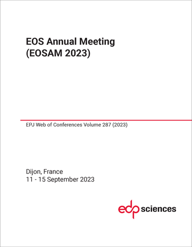 EOS ANNUAL MEETING. 2023. (EOSAM 2023) - proceedings.com